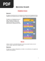 PRACTICA 2 SCRATCH Cambio Escenario | PDF | Scratch (lenguaje de programación) | Desarrollo de ...