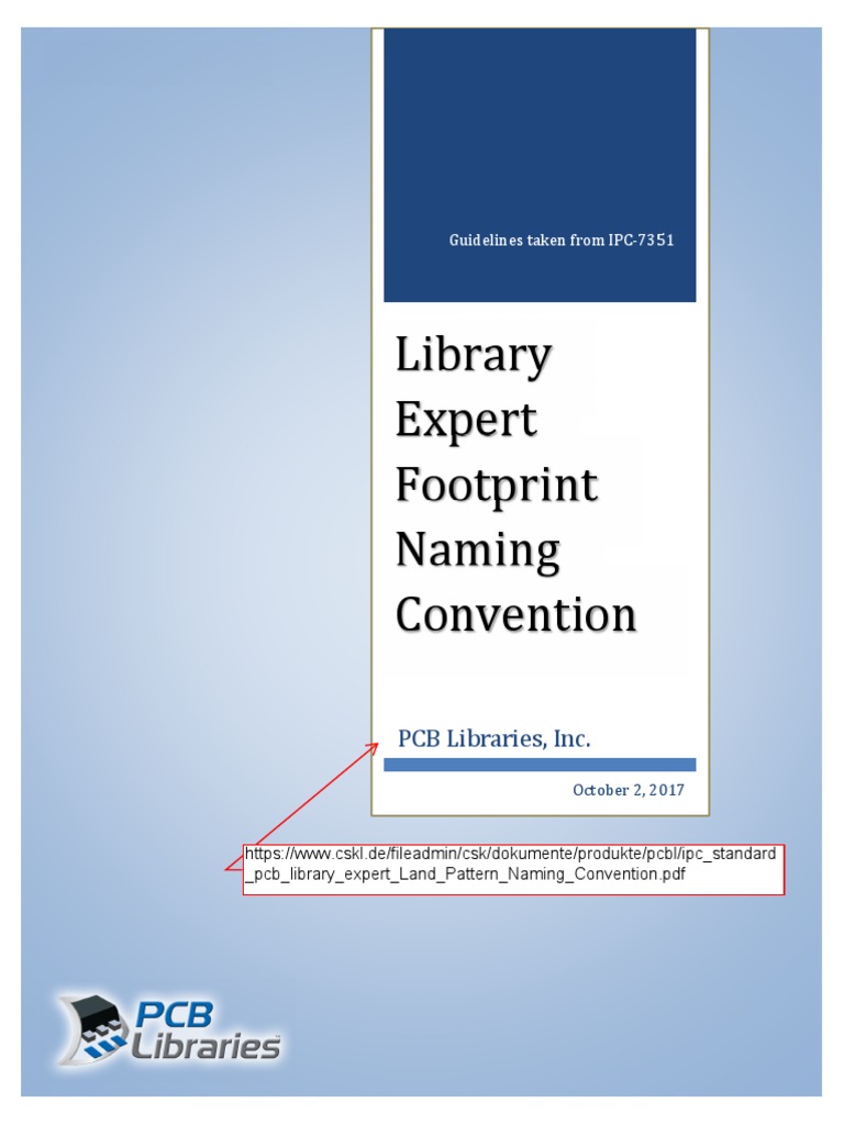 IPC-7351C - ! - PCB Libraries, Inc. Library-Expert-Footprint-Naming ...