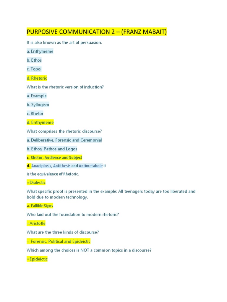 Purposive Communication Prelims-Finals