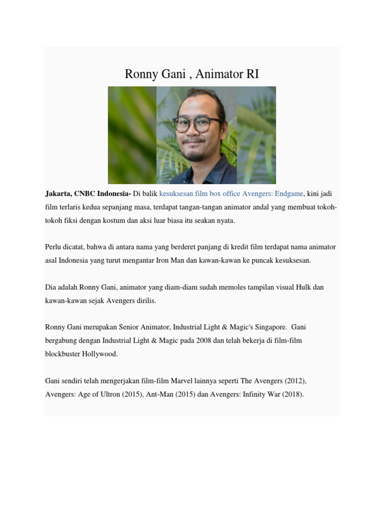 Ronny Gani | PDF
