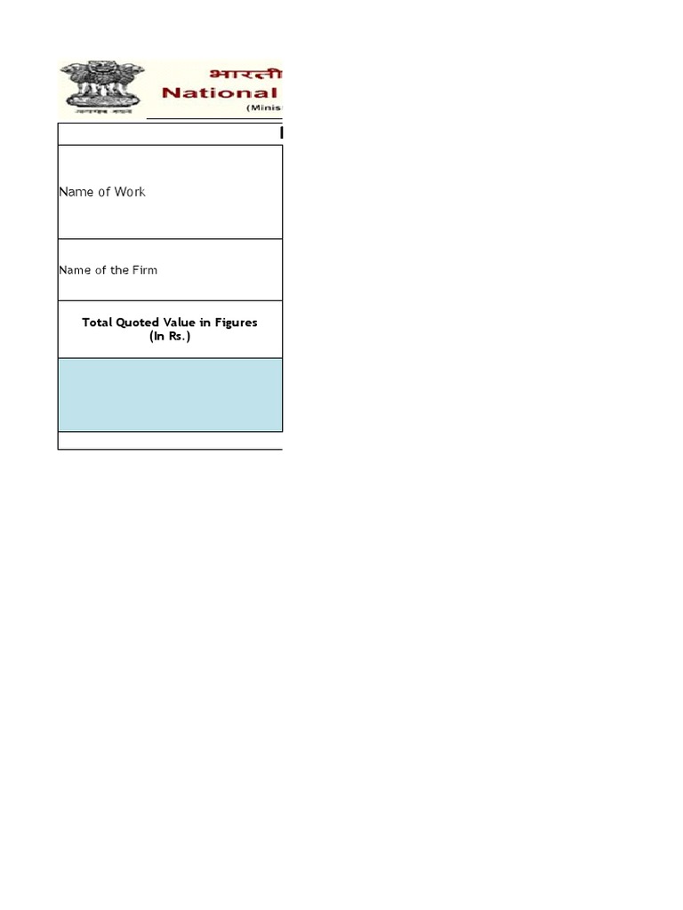 Financial Bid | PDF | Business | Finance & Money Management