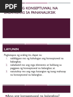 Balangkas Teoretikal | PDF