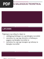 Balangkas Teoretikal | PDF