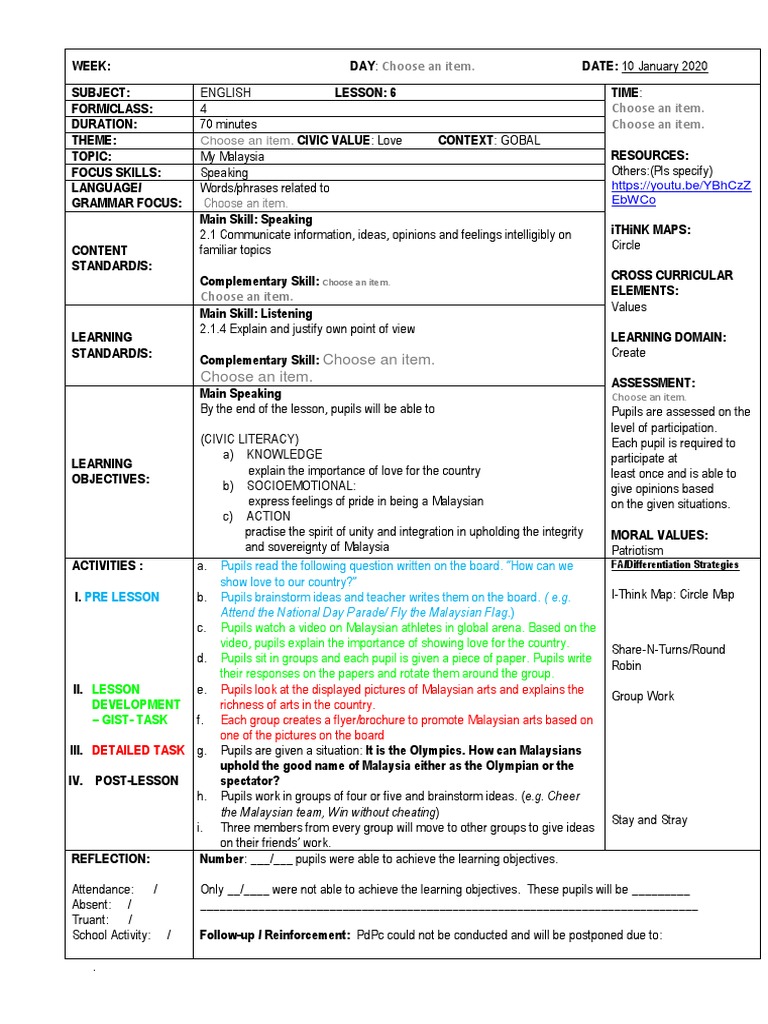 Form 4 Lesson 6 (Civics) | PDF
