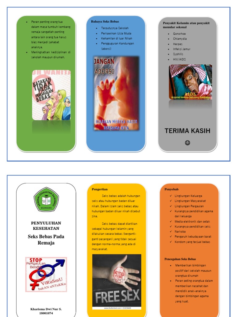 Leaflet Seks Bebas | PDF