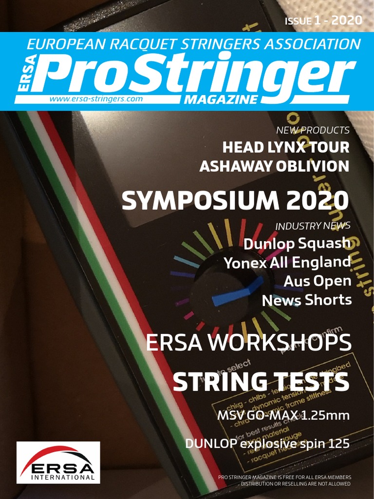 ERSA Pro Stringer 1 - 2020 | PDF