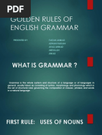 EnglishGrammar Cheat Sheet For Teachers | PDF | Grammatical Gender | Noun