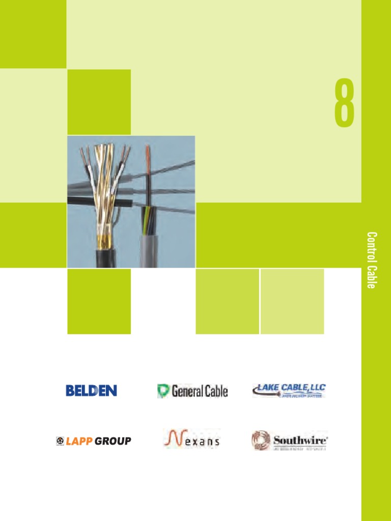 10C0003X0 Anixter Wire&Cable Catalog 2010 Sec08 Control Cable EN US | PDF