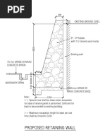 Structural Drawing and Details of Compound Wall | PDF