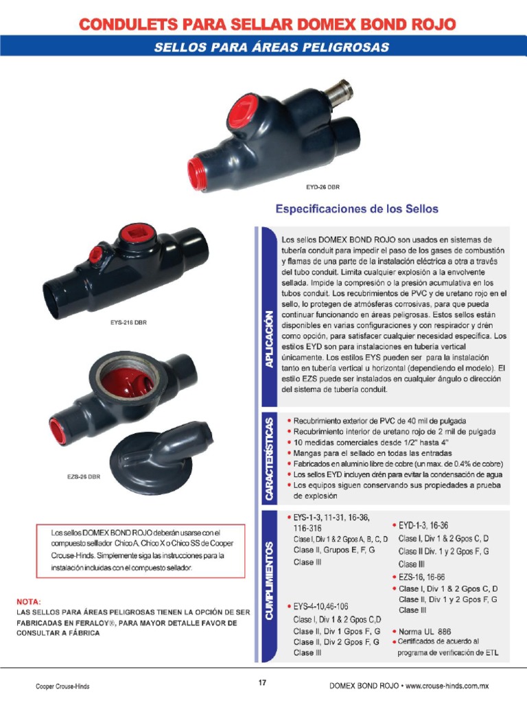 Sellos Eys Ficha Tecnica | PDF