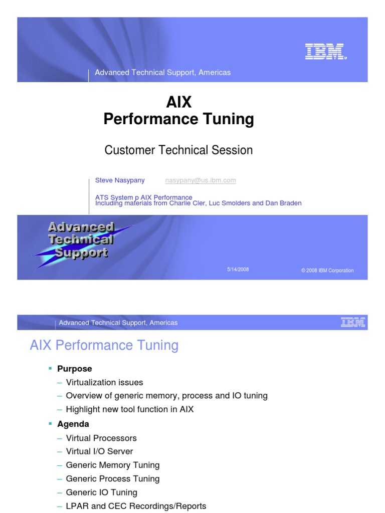 AIXPerformance Session | PDF | Central Processing Unit | Scheduling (Computing)