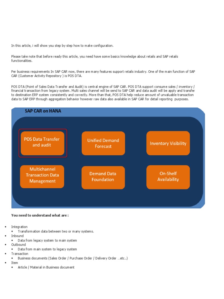 Posdta Complete Configuration | PDF