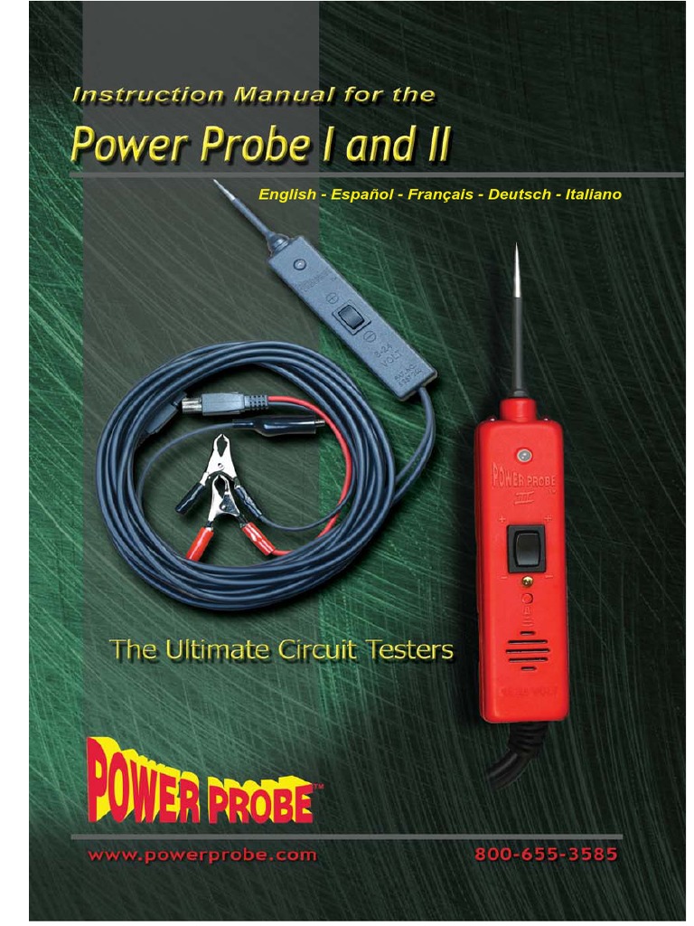 POWER PROBE 2 INSTRUCCIONES EN Español | PDF | Tecnología