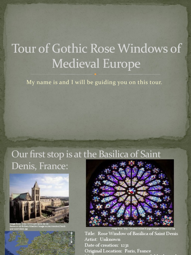 Tour of Gothic Rose Windows of Medieval Europe | PDF | Gothic ...