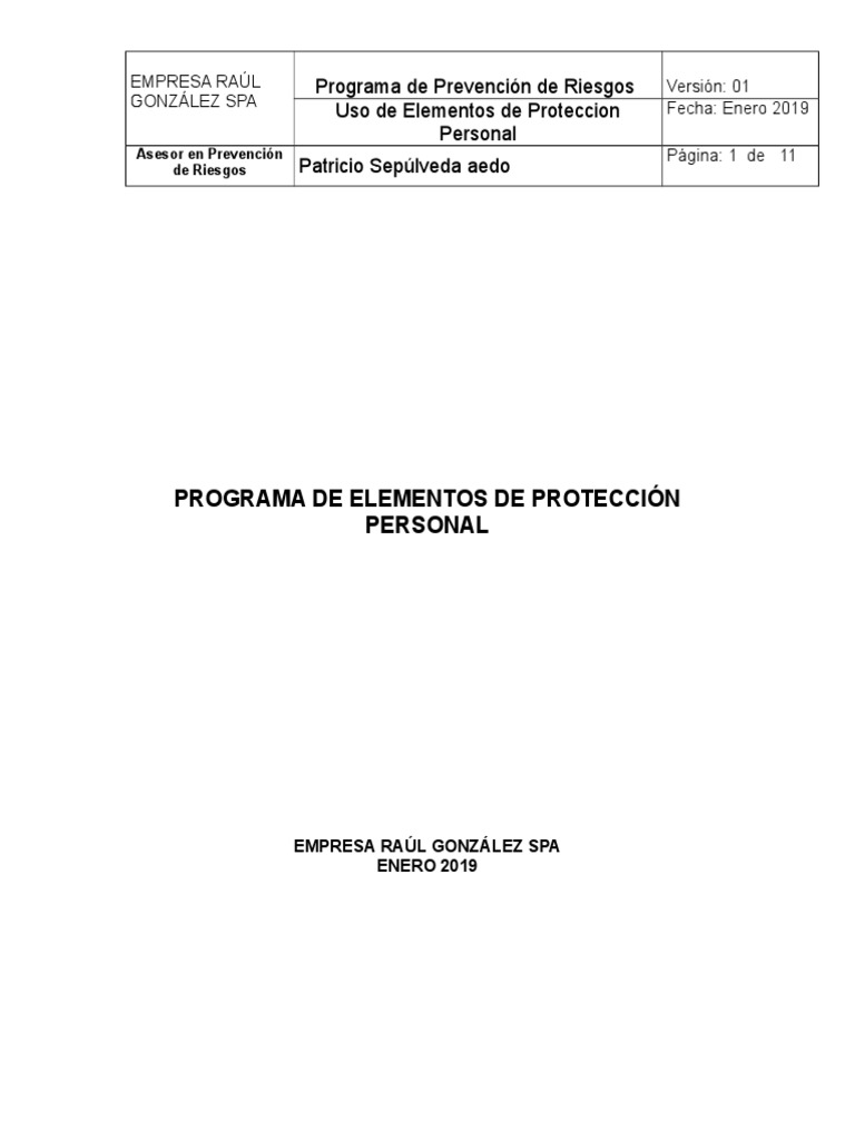 Programa Epp | PDF