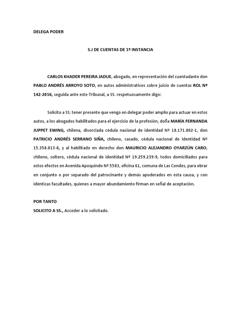 Delega Poder Mauro | PDF