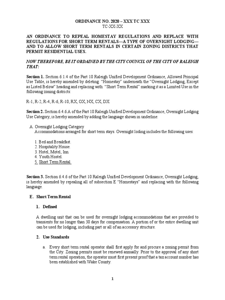 Draft Rules