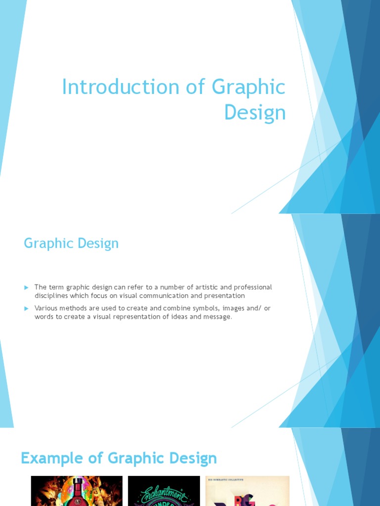 Introduction of Graphic Design | PDF | Graphic Design | Composition ...