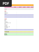 Cash Forecasting Worksheet - Clara CFO Group - 2026 | PDF