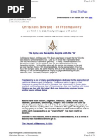 Sample Letter To Demit From The Masonic Lodge or Similar Bodies | PDF ...