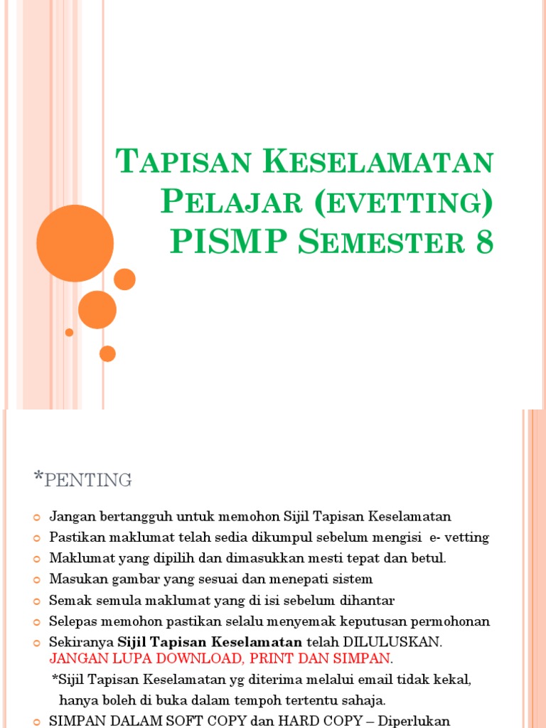 E-Vetting | PDF