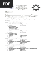 Tayutay Worksheet | PDF