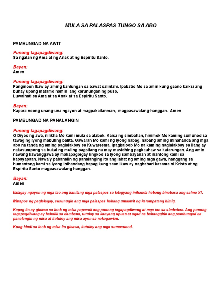 Ritu NG Sunog Sala | PDF