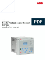 REF 615 Relay Manual | PDF | Electrical Engineering | Electromagnetism