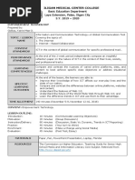 LESSON EXEMPLAR Editable Template | PDF | Educational Technology | Websites