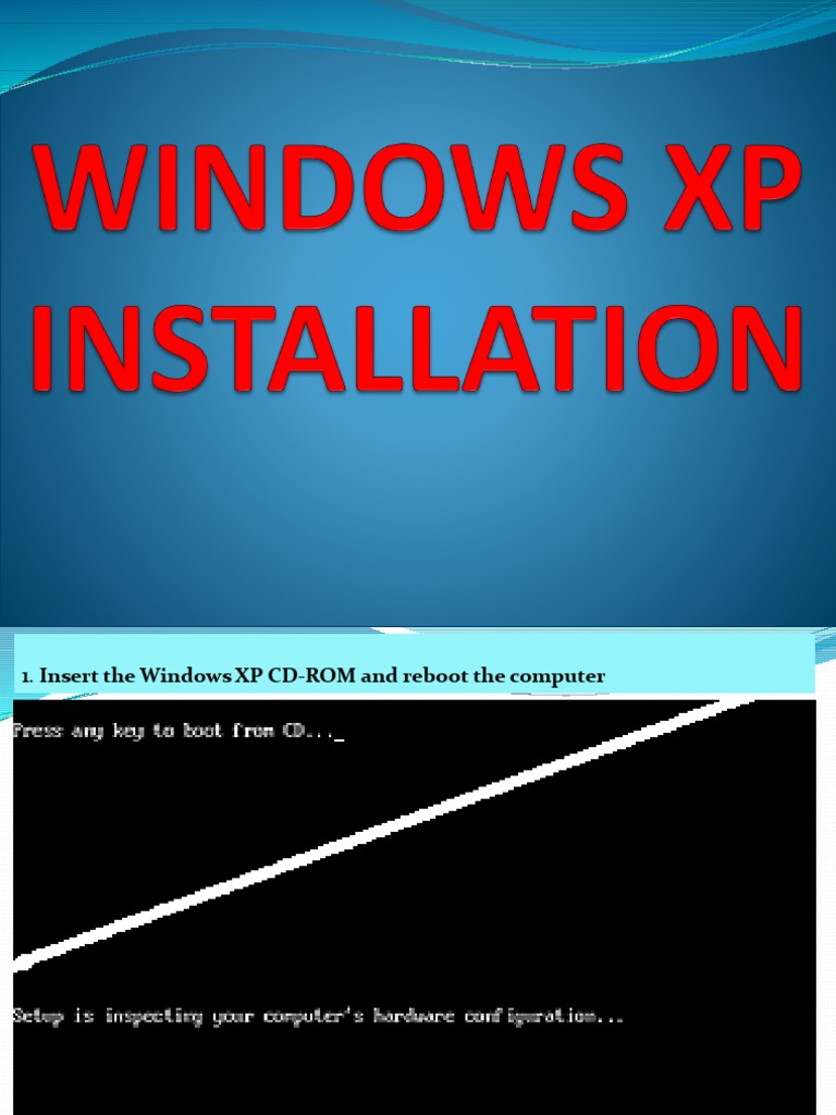 Windows XP Installation | PDF