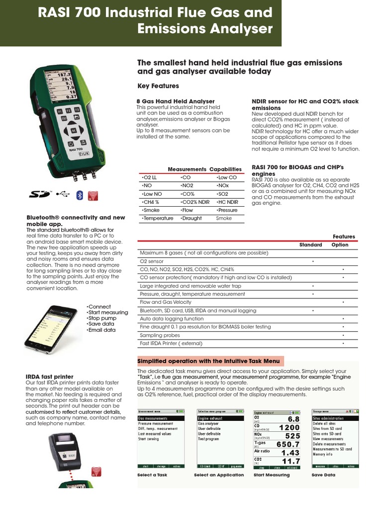 Rasi 700 | PDF | Exhaust Gas | Carbon Dioxide