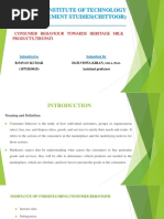 KMF Internship Project Report - 81922739 | PDF | Butter | Milk