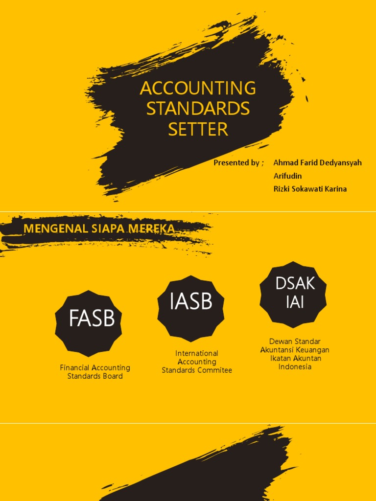 Standar Akuntansi FASB dan DSAK IAI | PDF