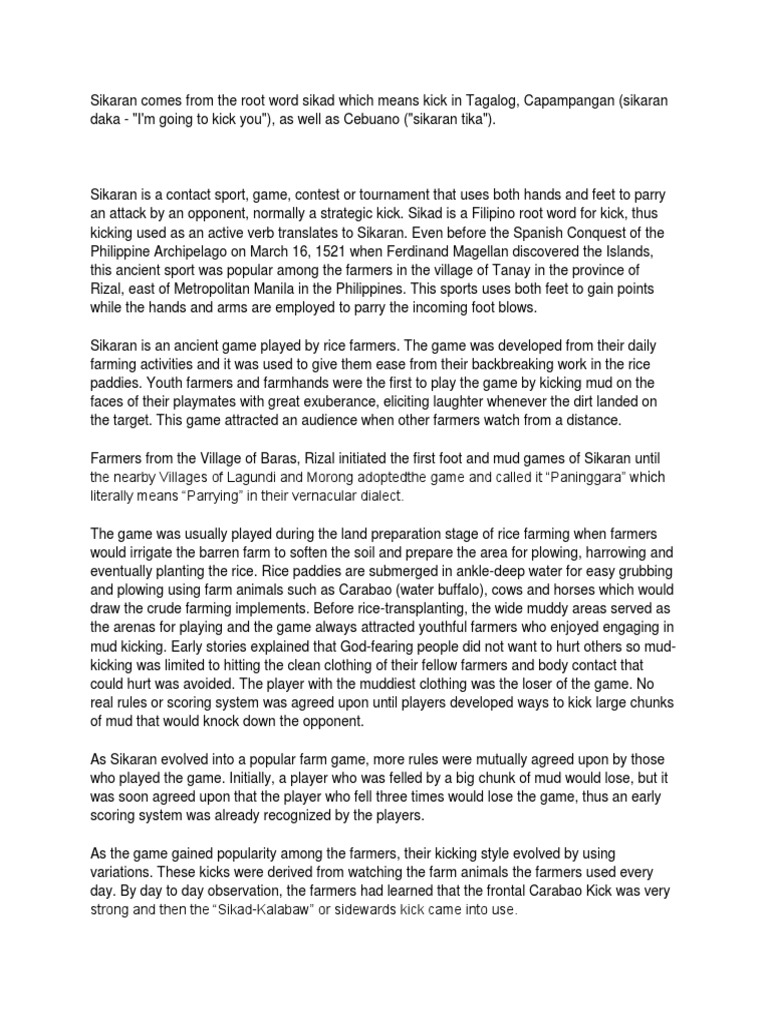 Sikaran | PDF | Agriculture