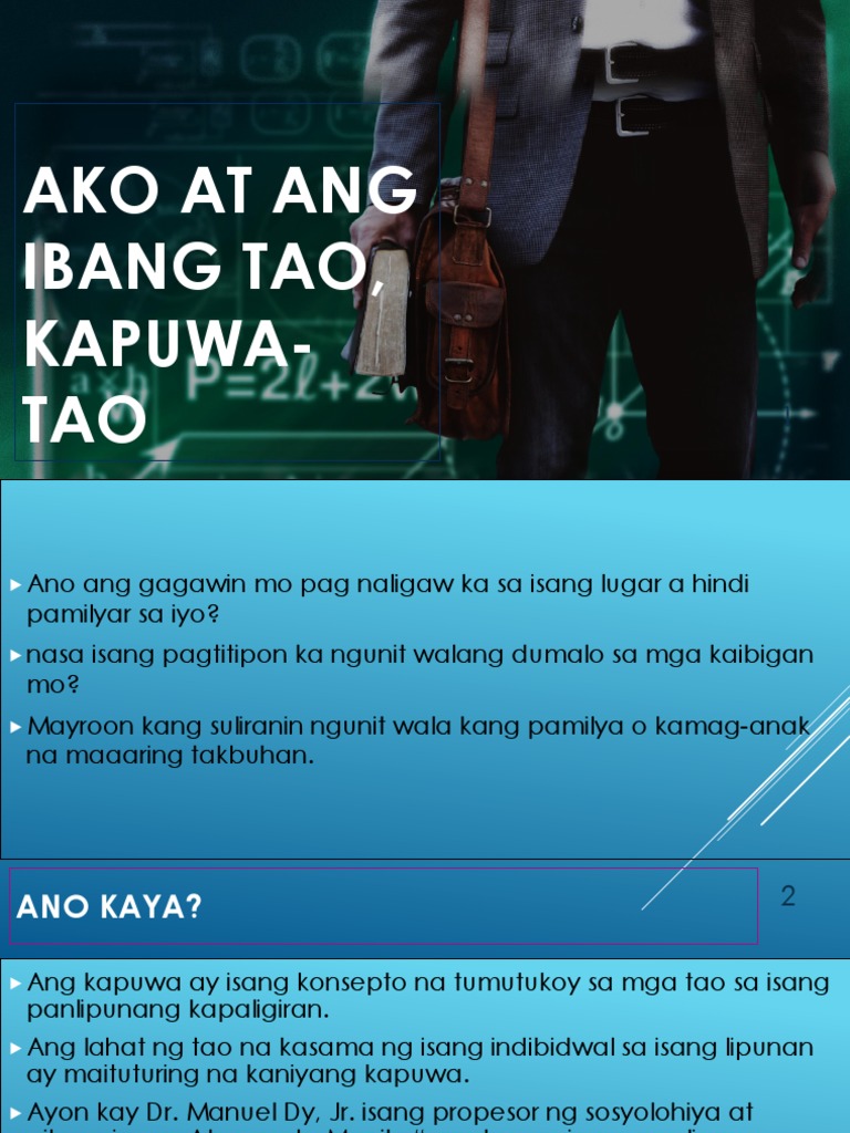 Kapwa Tao Week 16 | PDF