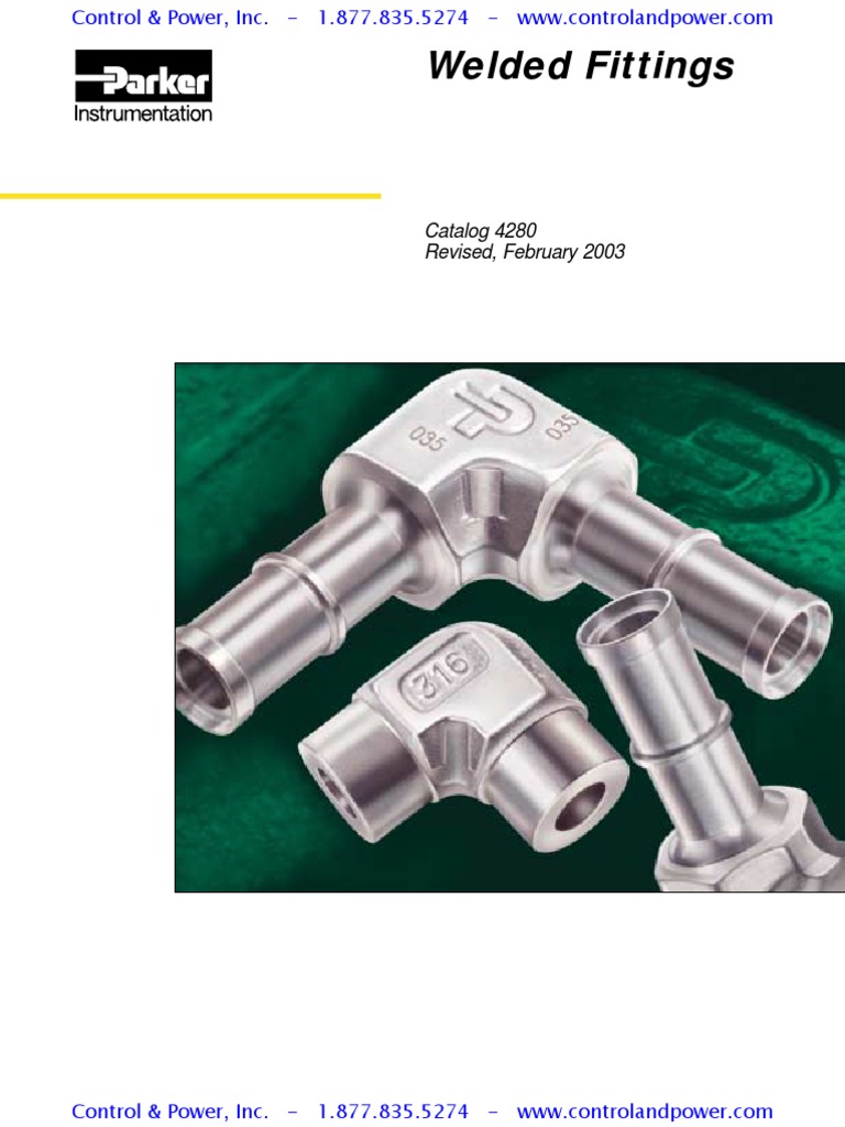 Parker Welded Fittings | PDF | Welding | Construction