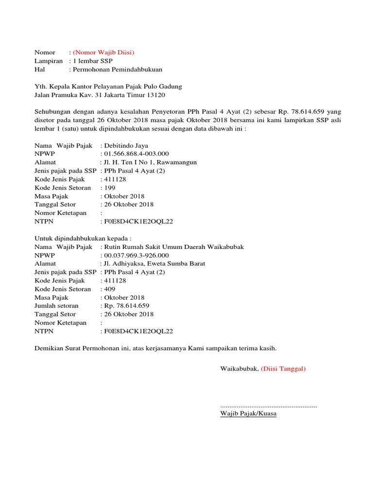 Formulir Pemindahbukuan (PBK) | PDF | Pengelolaan Keuangan & Uang