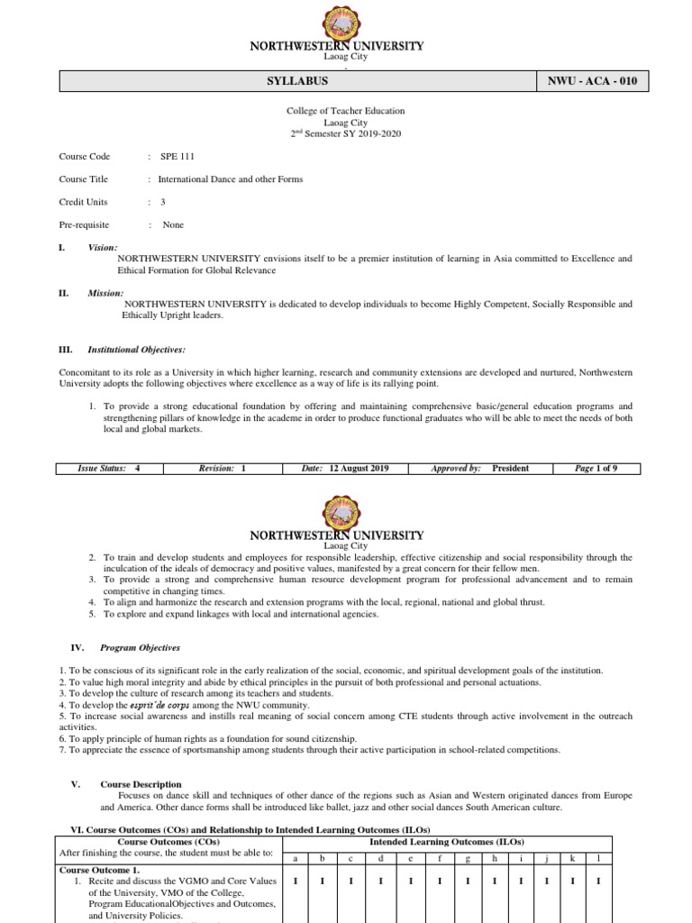 International Dances Final | PDF | Dances | Test (Assessment)