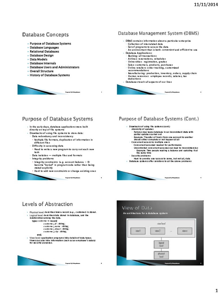 Database Concepts Chapter1 Pdf Pdf Conceptual Model Relational Model