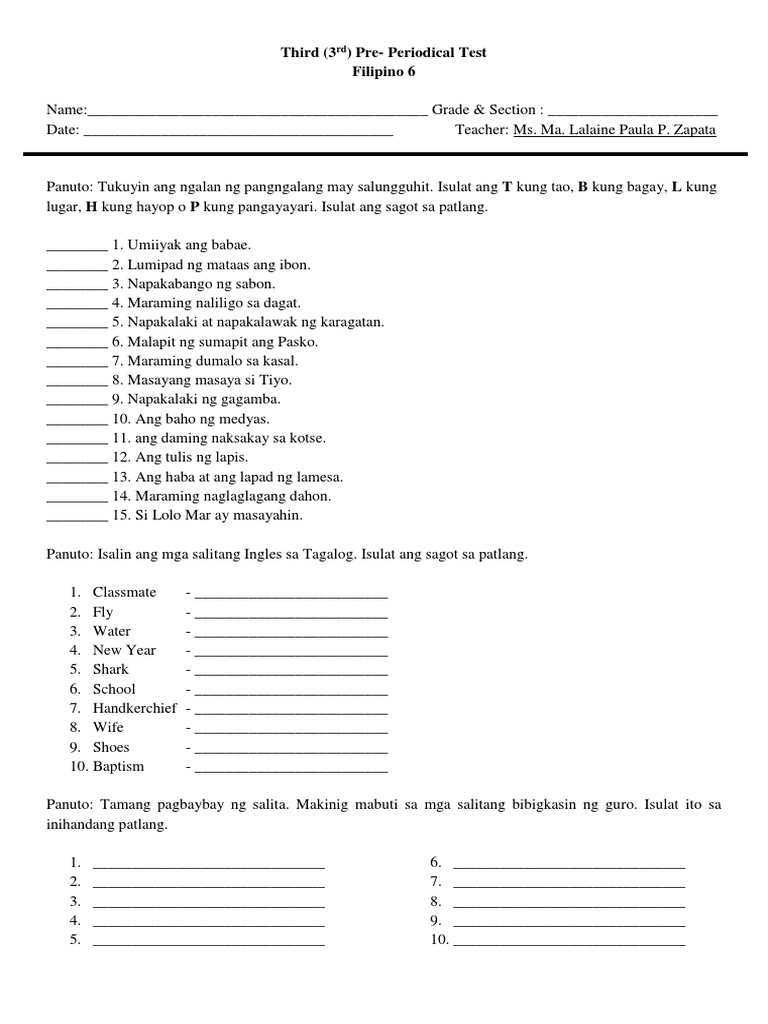 Pagsasalin Sa Filipino | PDF