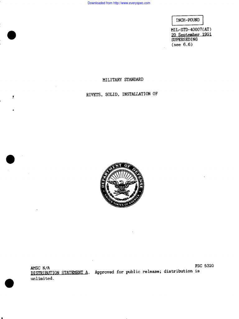 Mil STD 40007 | PDF
