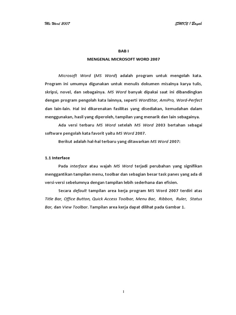 Modul Microsoft Word | PDF