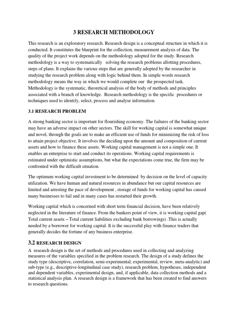 Research Methodology, Data Analysis and Interpretation | PDF