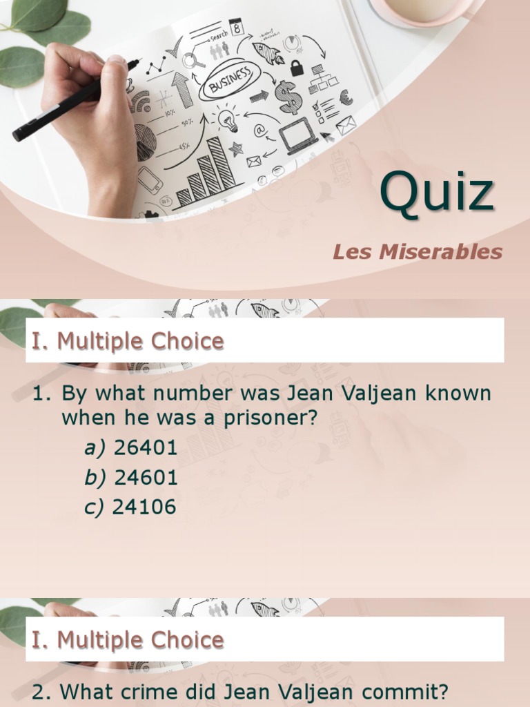 Les Mis Quiz | PDF