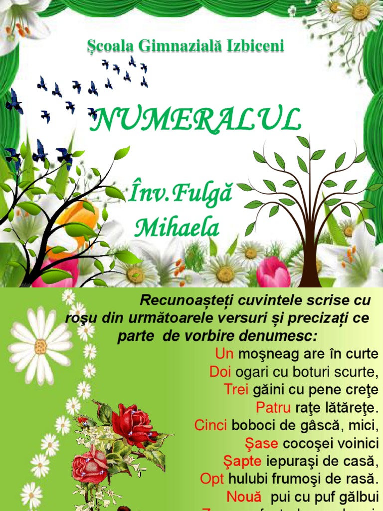 Numeralul PPT | PDF