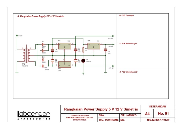 Power Supply 5v 12v Simetris A | PDF