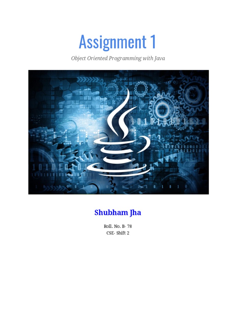 Assignment 1 Pdf Pdf 
