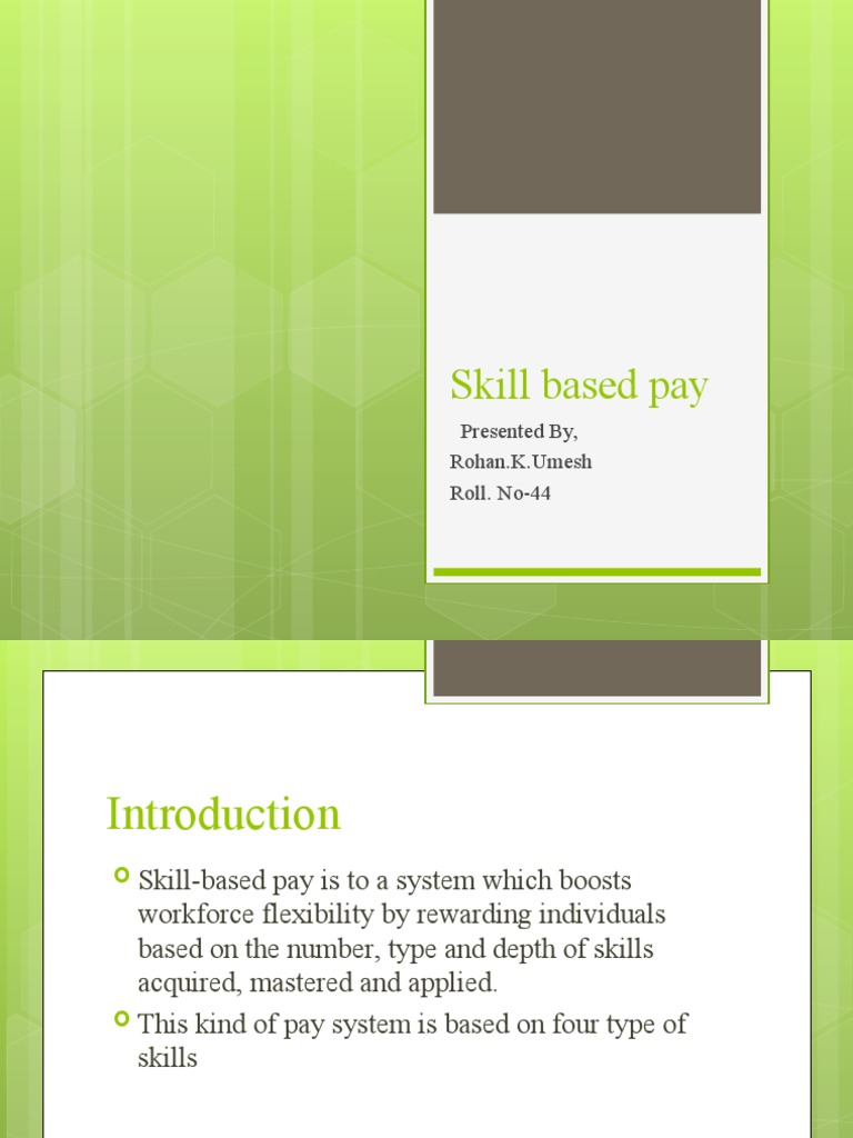 Skill Based Pay | PDF