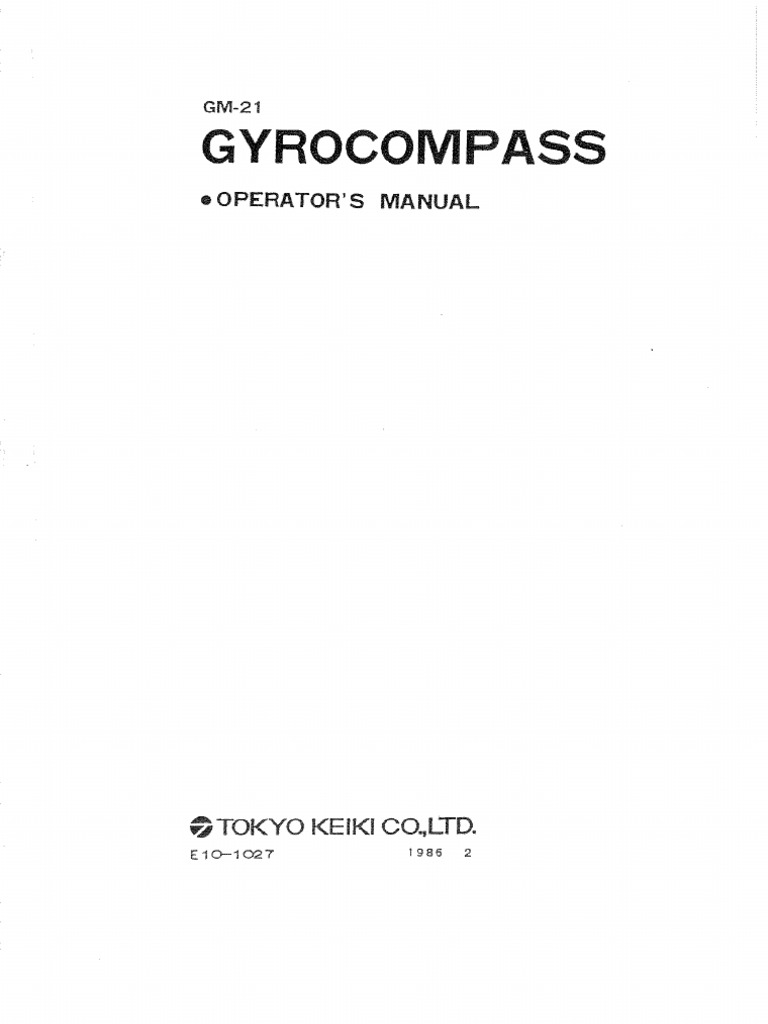 Gyro Compass | PDF