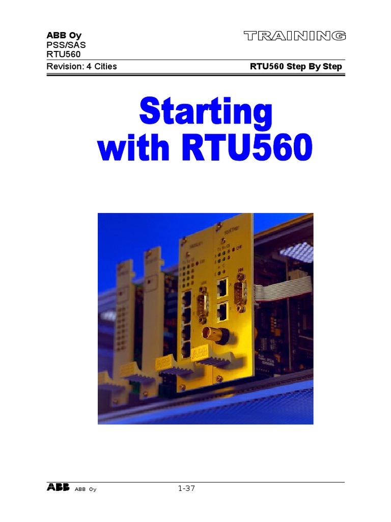 RTU560 Step-by-Step Guide | PDF